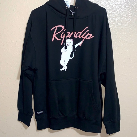 Ripndip | Jackets & Coats | Ripndip Black Hoodie Never Been Worn Tags ...